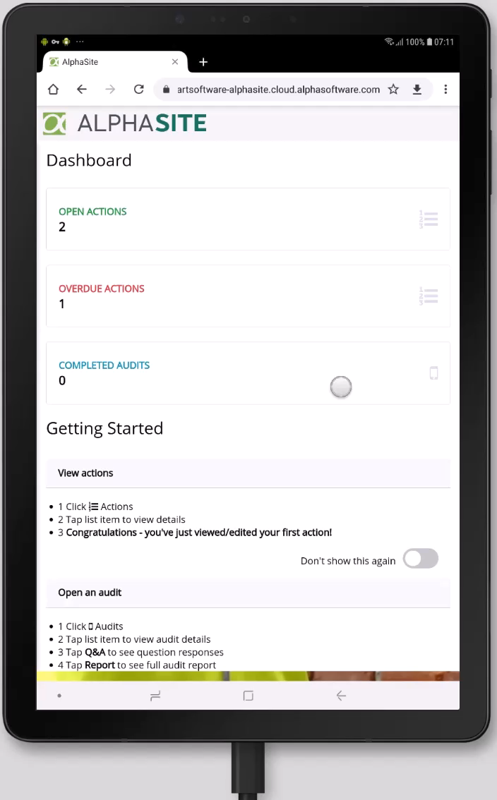 Alpha Site auditing software ready for beta testing