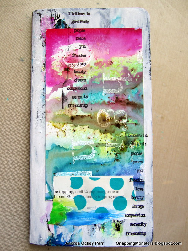 Snapping Monsters: My Other Creations: Notebooks using Paper Artsy Stamps