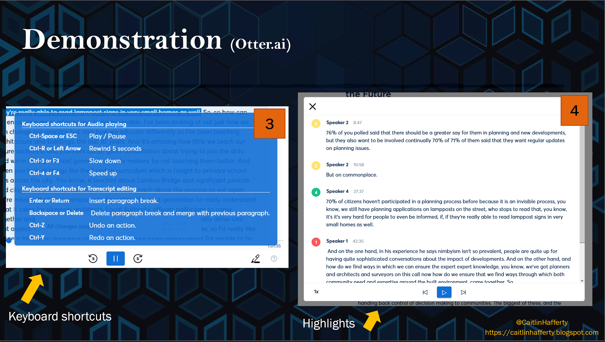 Automated transcription for research: key features and how to use them