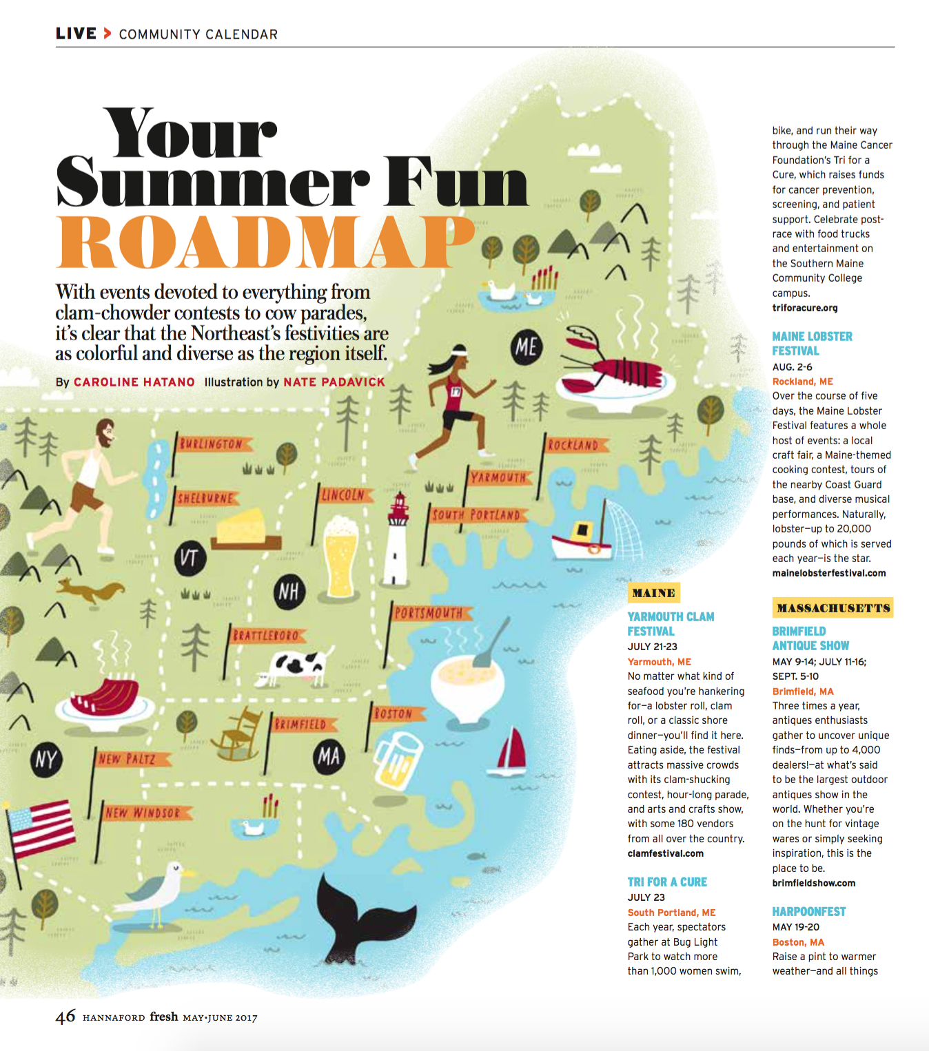 I Draw Maps: Illustrated Event Map for Hannaford Supermarket by Nate ...