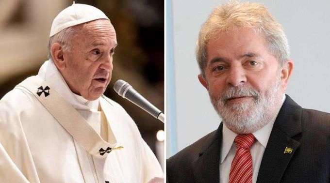 Papa Francisco vai receber ex-presidente Lula no Vaticano