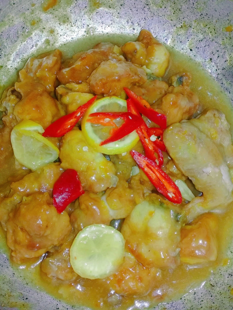 Resepi Ayam Masak Lemon Mudah & Simple