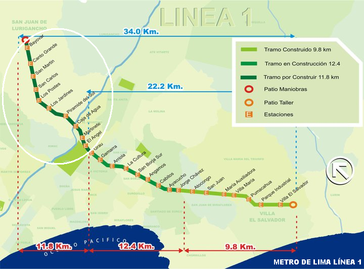 RAZONYFUERZA - Tren electrico(Metro elevado) de LIMA - 3 - Noticias de ...