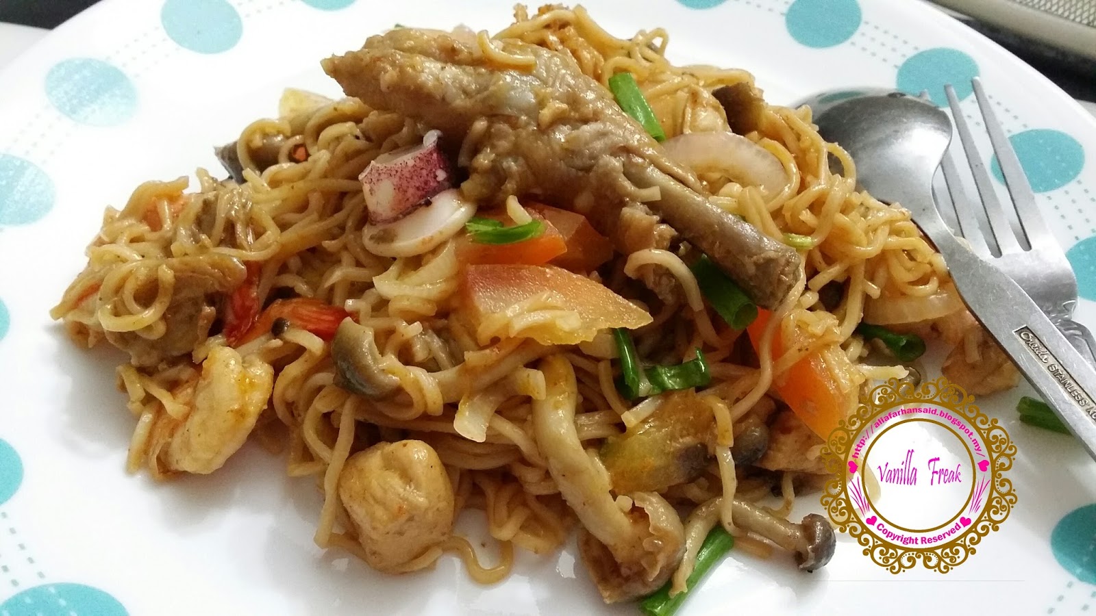 Recipe : Meggi Goreng Serda ala Kerabu Meggi Siam | ALIA FARHAN