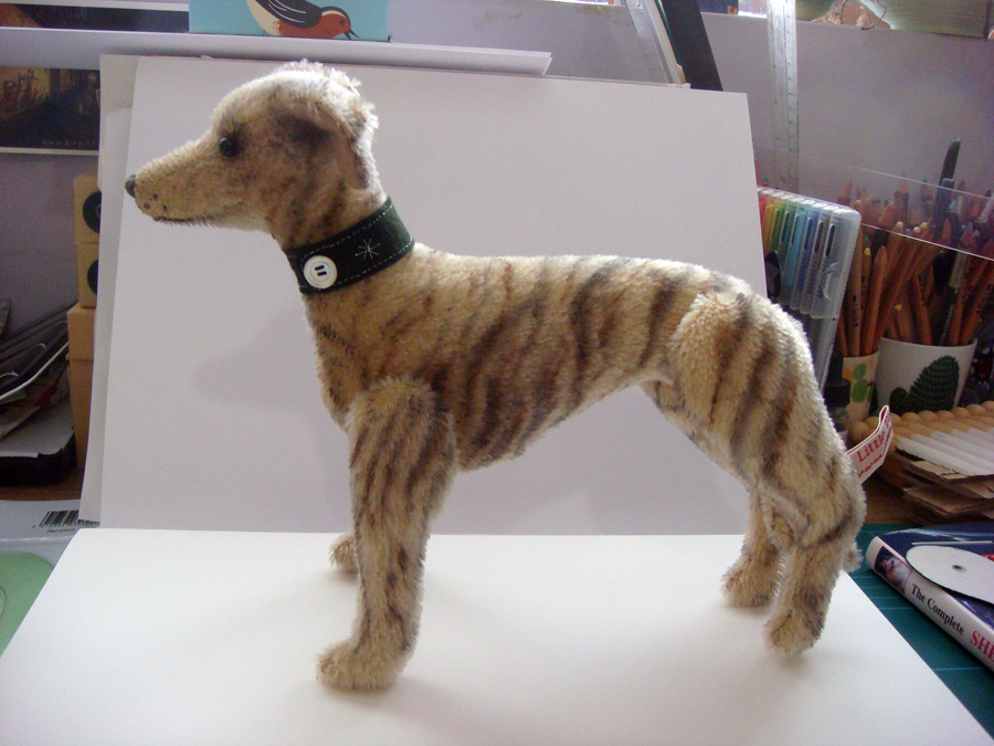 Drawing in the Dark: Whippet Toy Dog