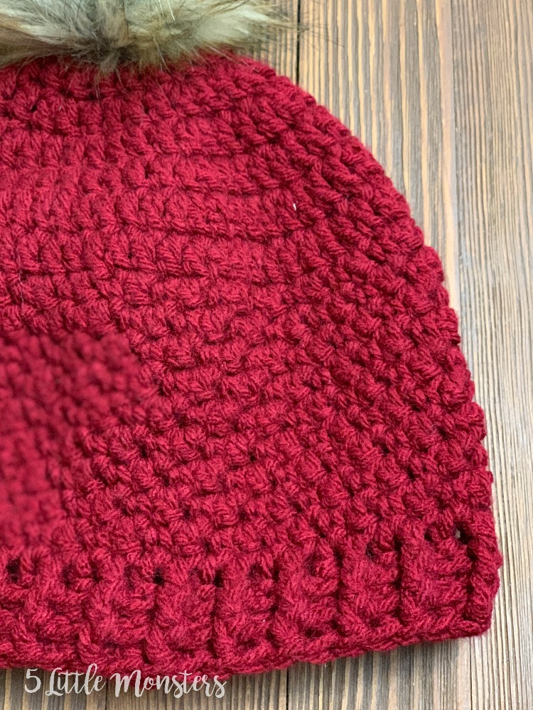 5 Little Monsters: Textured Crochet Hat