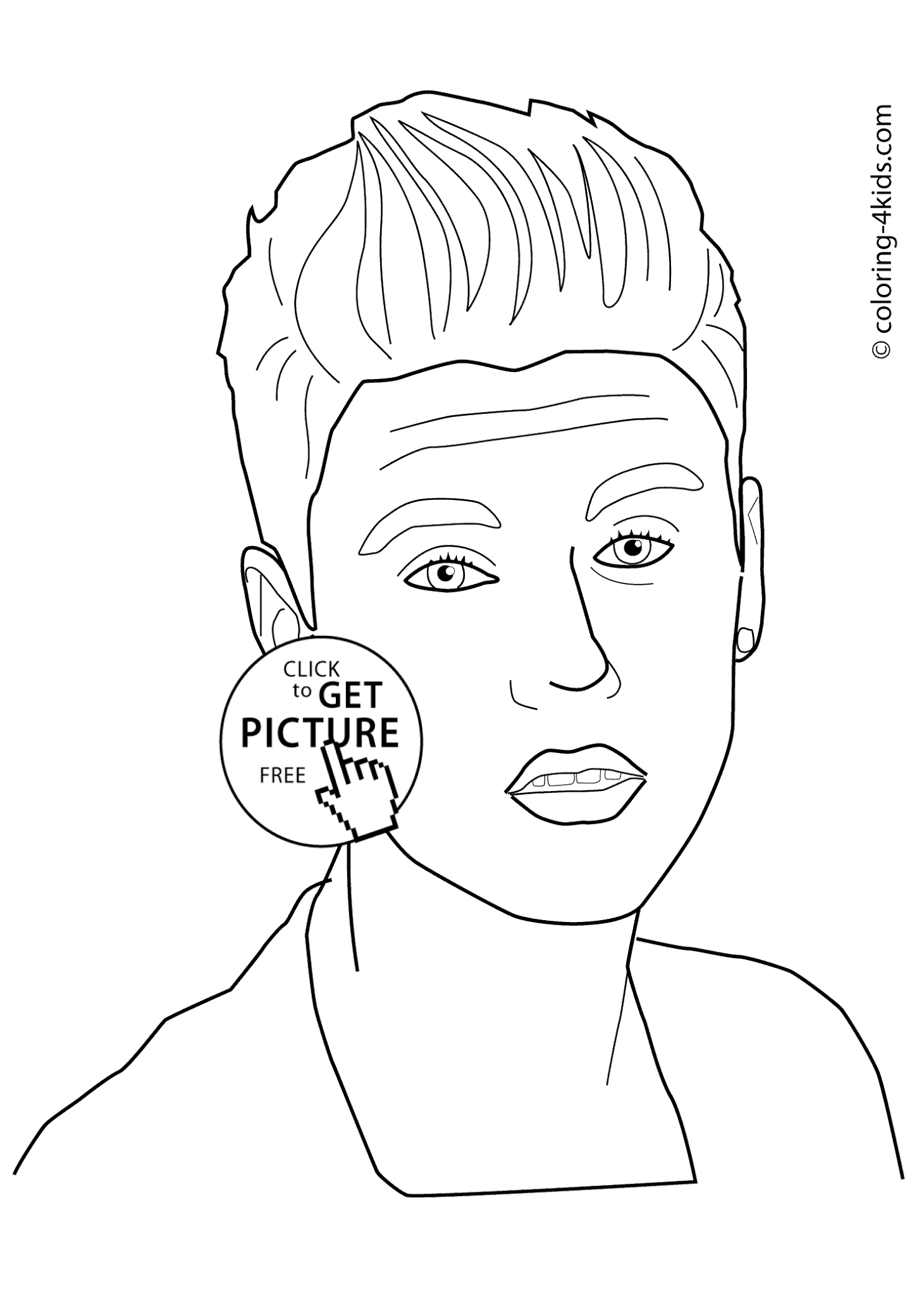 Justin Bieber Coloring Pages ~ Coloring Pages