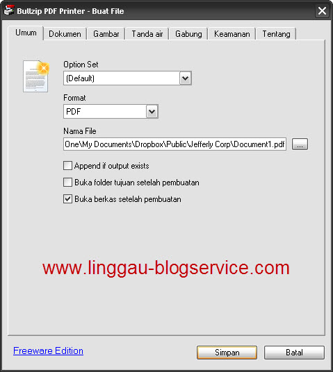 Serba Gratis Bullzip Pdf Printer Aplikasi PDF Printer Gratis Dan Mantap serba-gratis-bullzip-pdf-printer-aplikasi-pdf-printer-gratis-dan-mantap