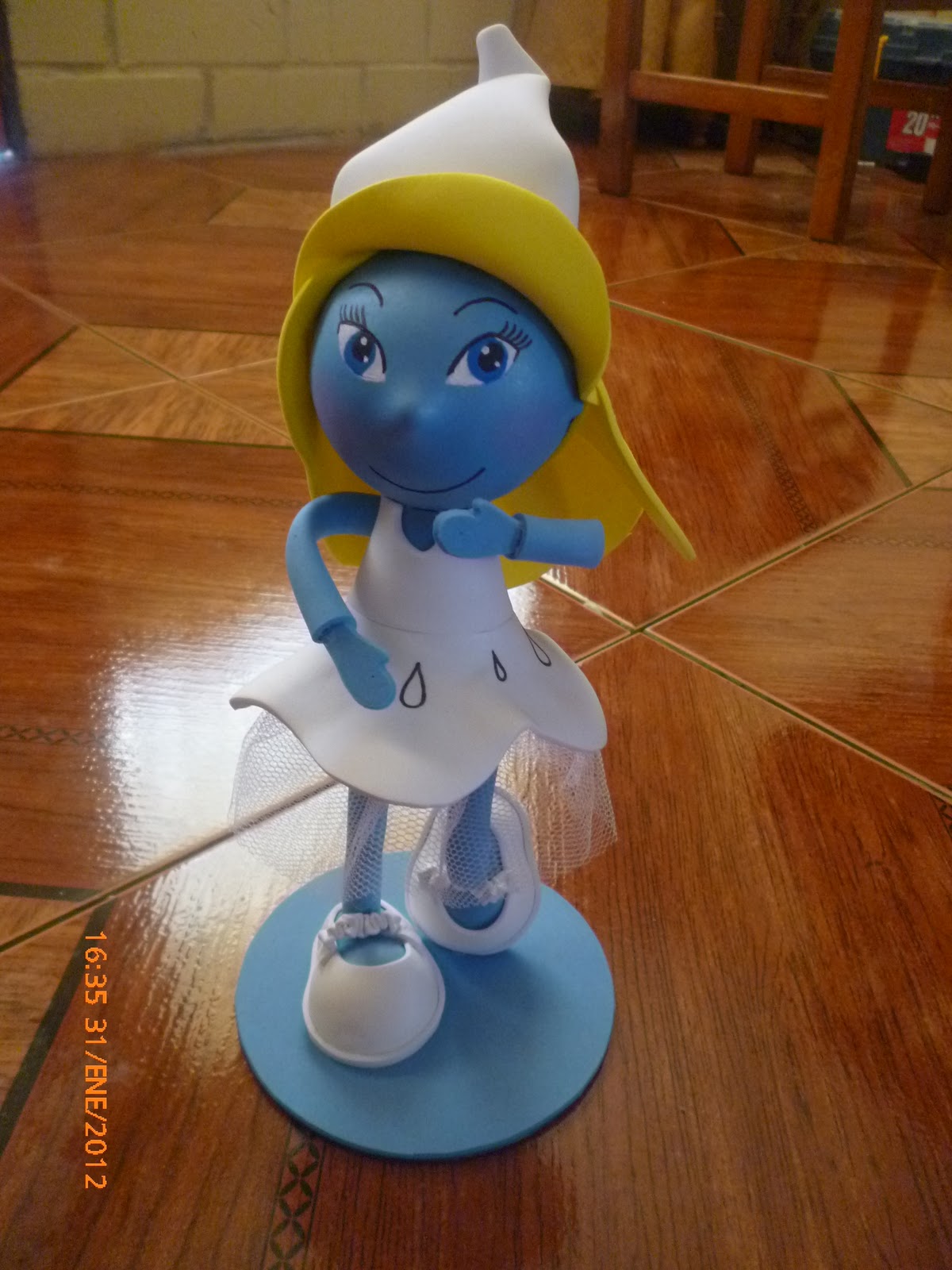 decoraciones y cotillon de cumpleaños...: mi pitufina