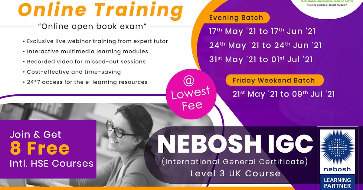 Nebosh IGC Online Course in Yanbu – Safety Training Course in Yanbu ~ Green World saudi