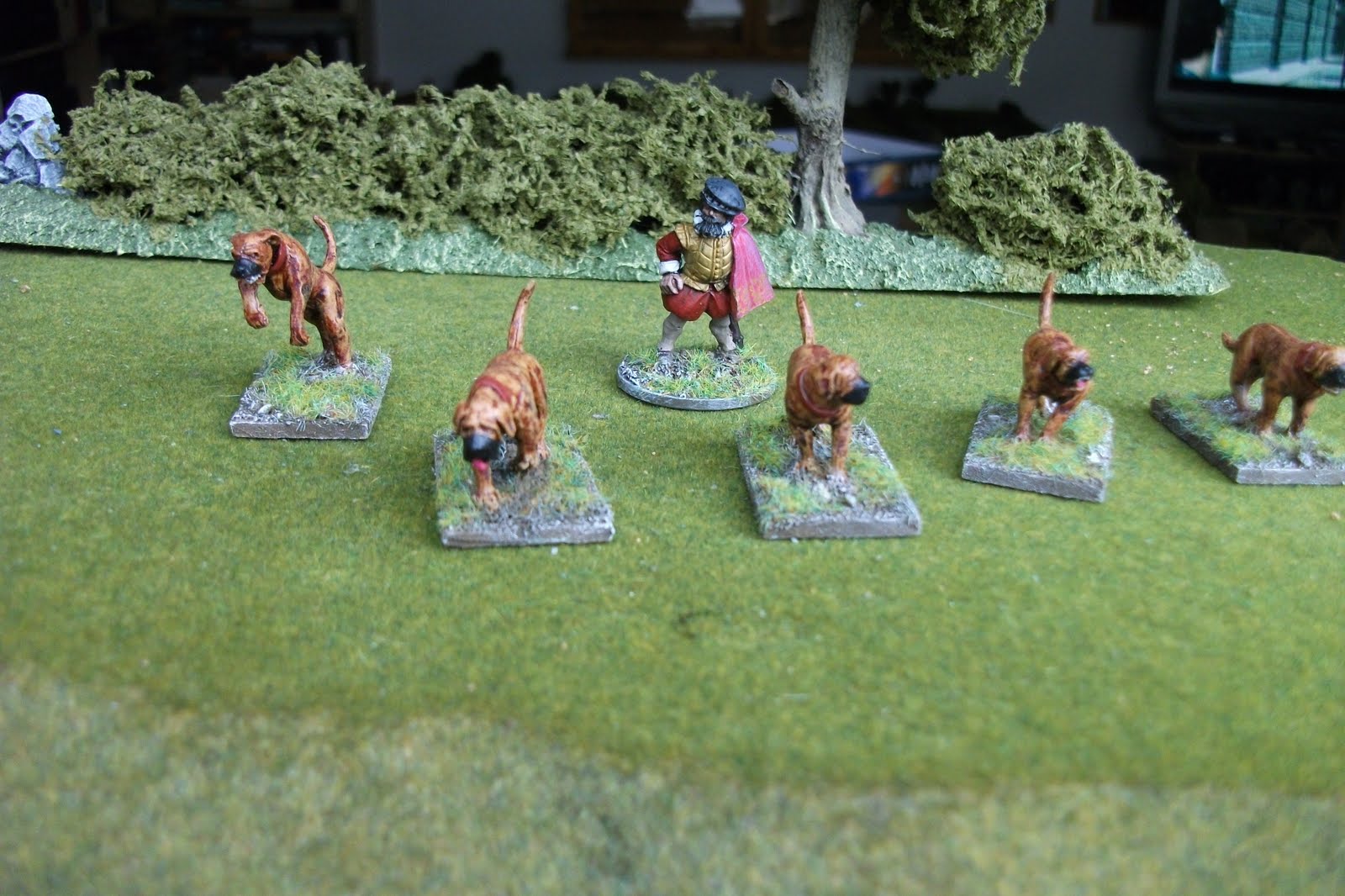 The Angry Lurker: 28mm Painted Portuguese Conquistador Mastiffs or War ...