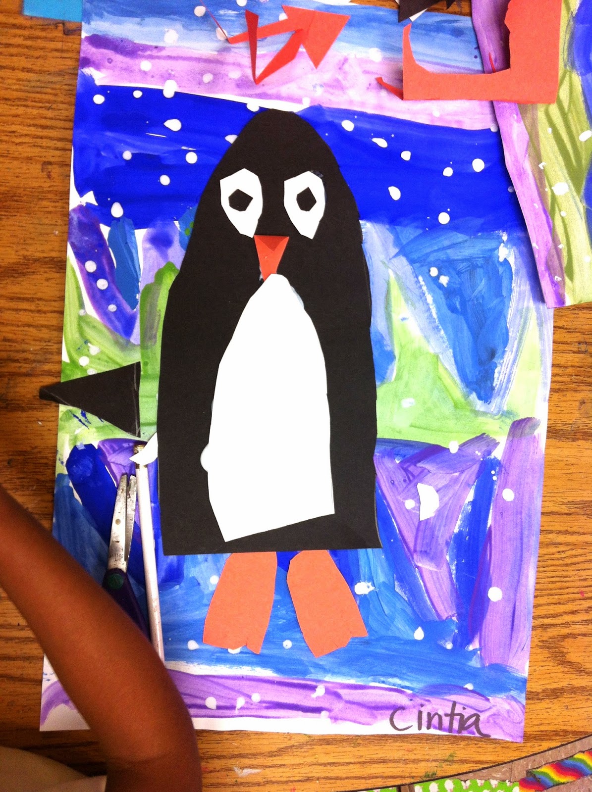 ChumleyScobey Art Room: Penguins in Antarctica
