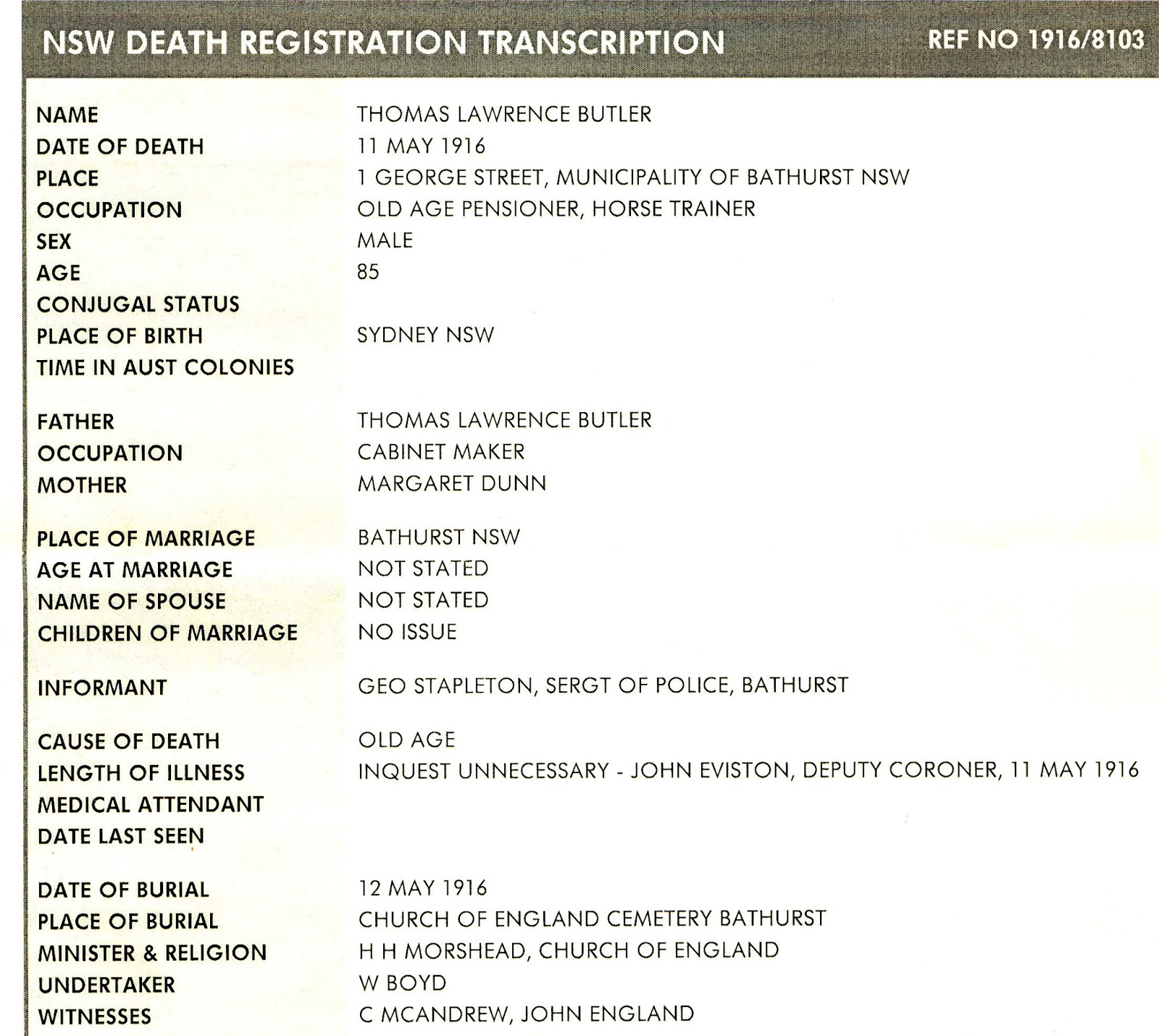 Walter Butler (c.1807-1870)- the life of a 'currency' lad born in the ...