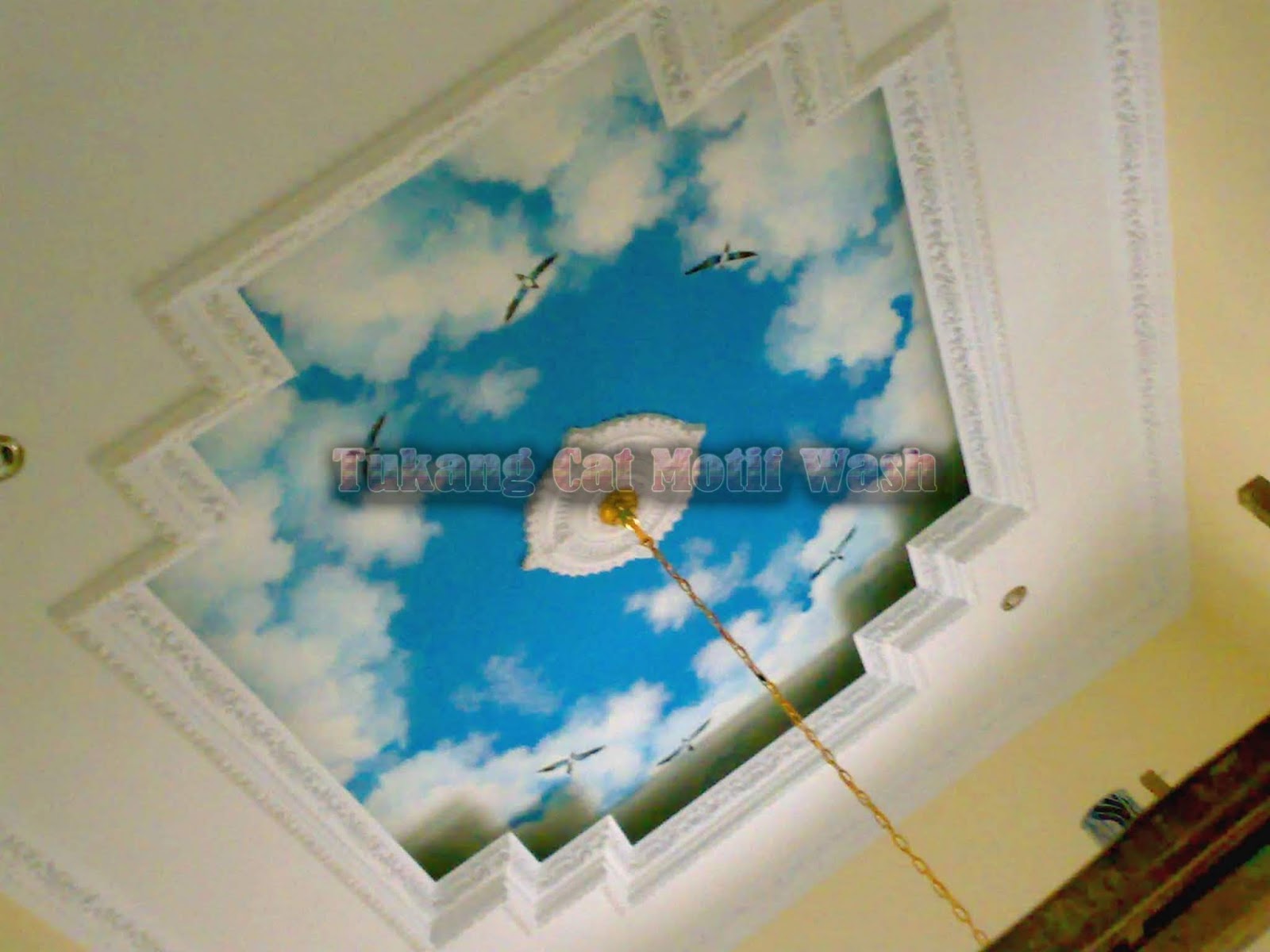 Jasa Tukang Cat Plafon Motif Awan Awan Di Jawa Timur | Tukang Cat Motif ...