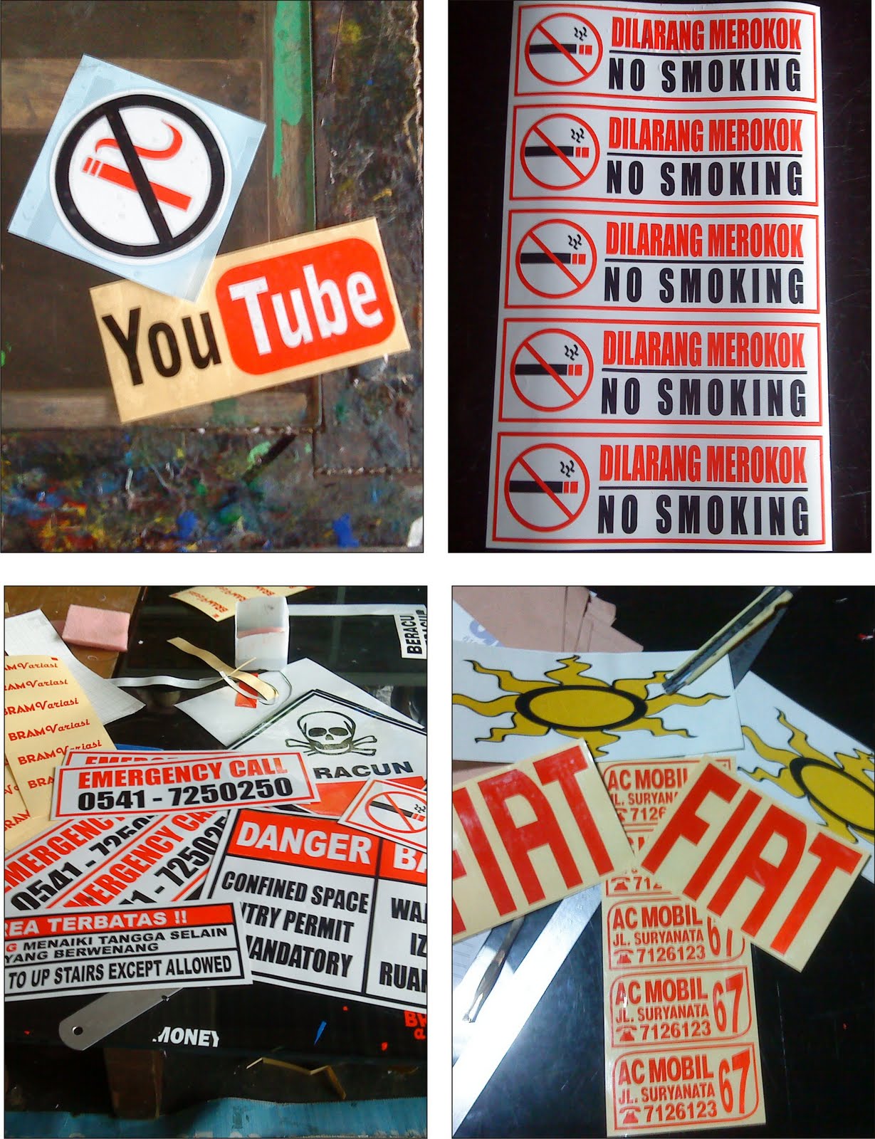 PERCETAKAN LUTHFI GRAFIKA, Samarinda: Pusat Pembuatan Cutting Sticker ...