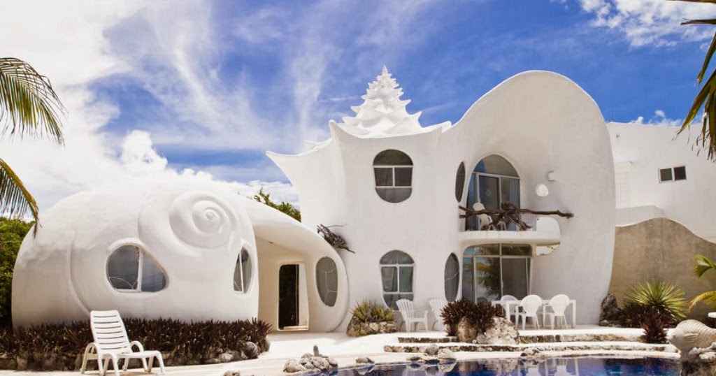 Conch Shell House Isla Mujeres Mexico | World's Snaps
