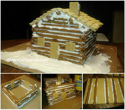 Build a Log Cabin Craft - The Laura Ingalls Wilder Companion
