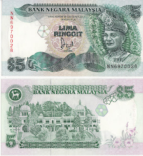 Randhawa's Bank Notes And Collectibles: Malaysia RM 5 - 6th Series 1986 ...