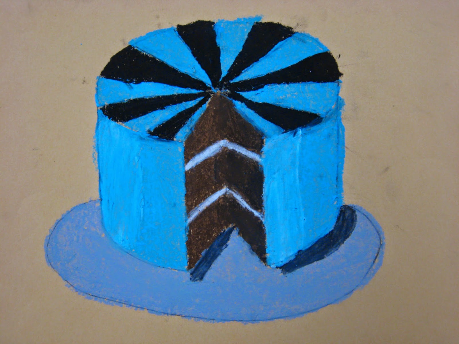 Miss Young's Art Room: 4th Grade Oil Pastel Cakes