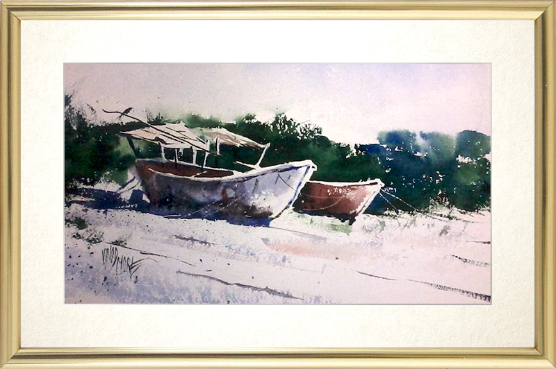 Vinod more : a painter: Watercolors