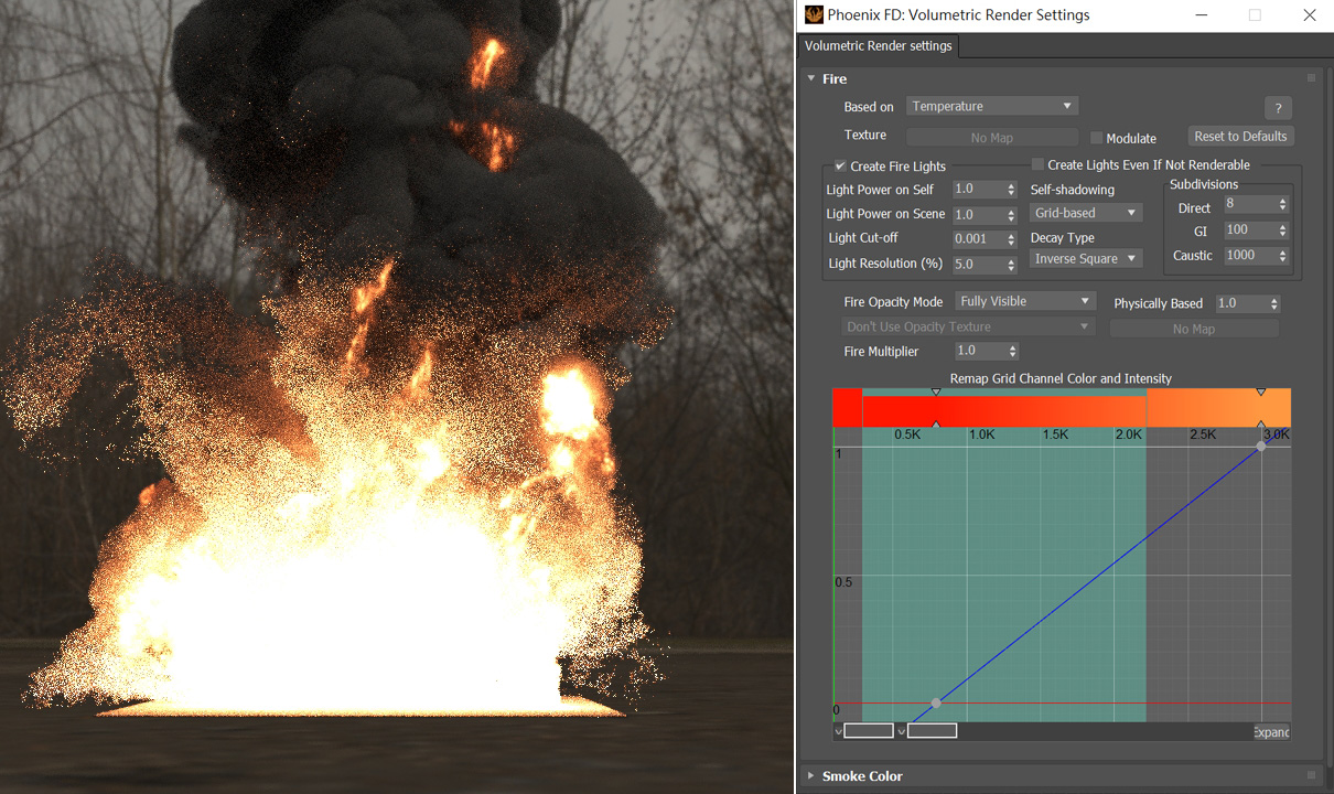 Large Scale Fire with Phoenix FD | Chaos Phoenix's Blog
