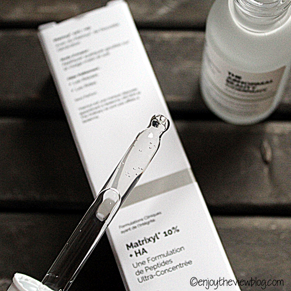 Product Review: Matrixyl 10% + HA by The Ordinary | {enjoy the view}