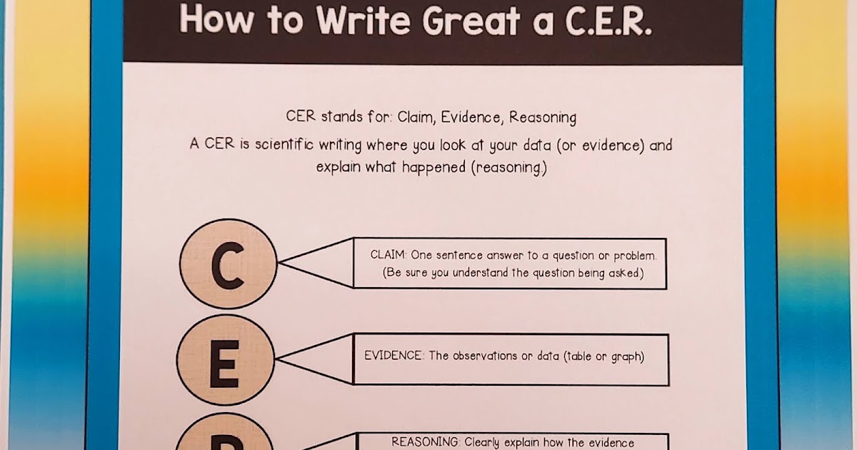 5 Tips for Writing a Great Science CER | Polka Dots and Protons ...