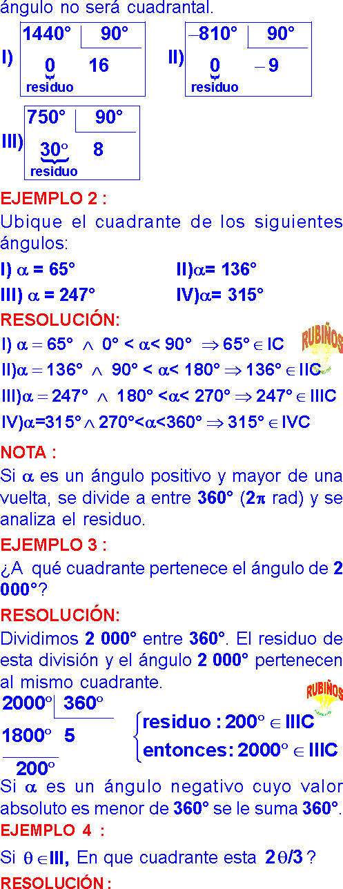 ANGULOS DE CUALQUIER MAGNITUD Y SUS RAZONES TRIGONOMÉTRICAS ...