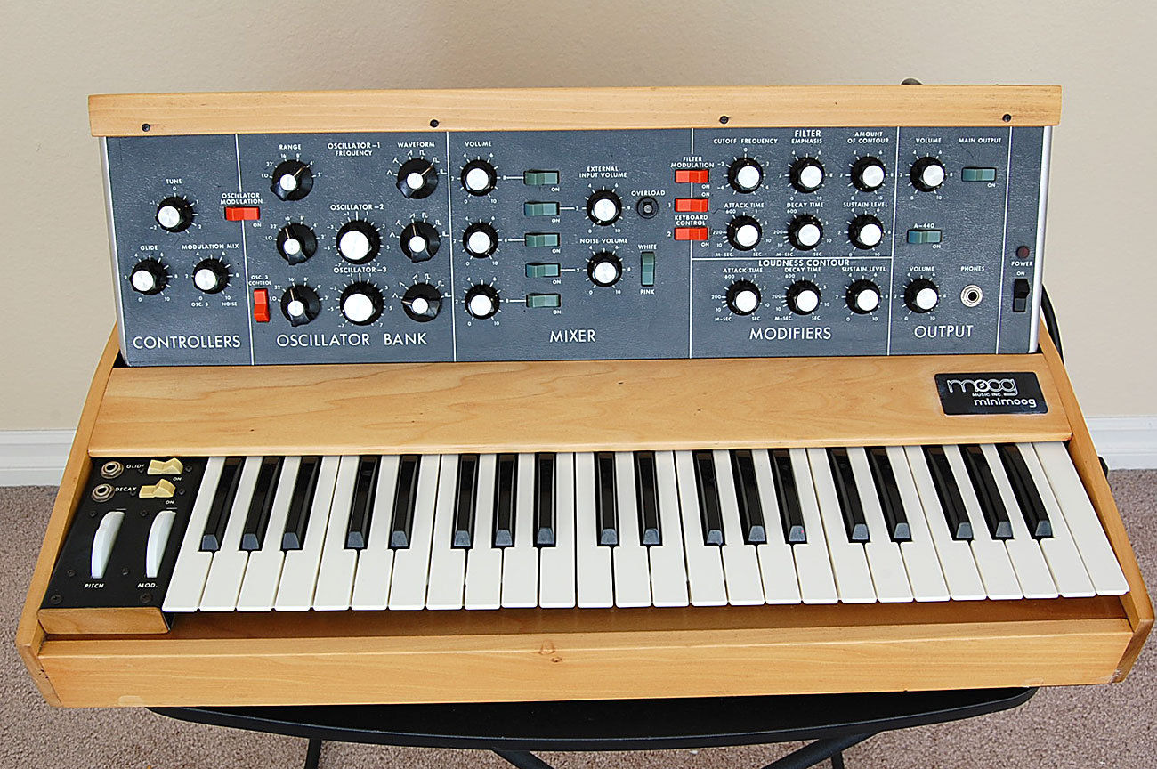 MATRIXSYNTH: Original Vintage Moog Minimoog Model D with MIDI