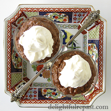 Delightful Repast: Chocolate Tapioca Pudding - Made with Cocoa