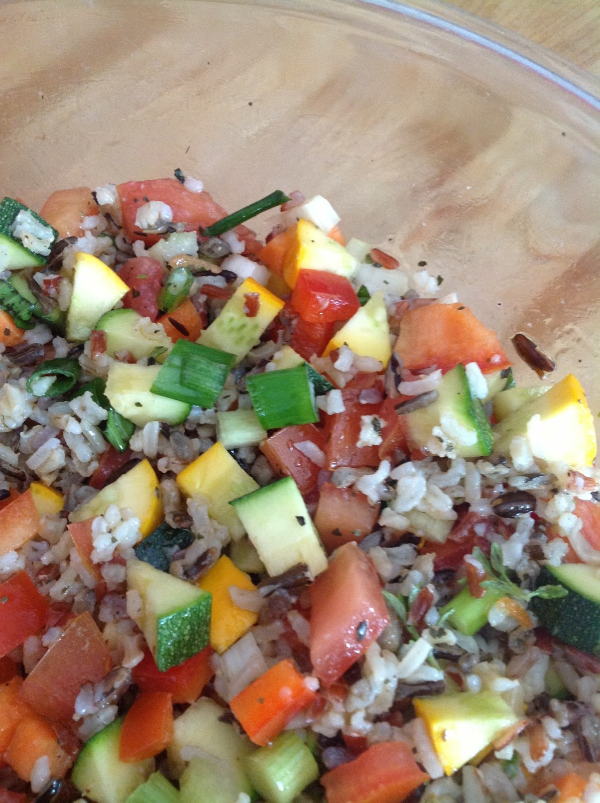 Gluten Free With Silvana: Gluten Free Summer Rice Salad