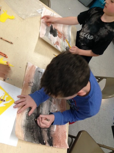 Mrs. Gosselin's Art Room: 1st Grade Lascaux cave paintings