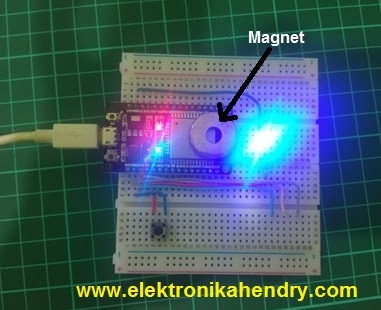 ESP32 PART-6. Sensor Hall Effect (Medan Magnet) - ELEKTRONIKA HENDRY