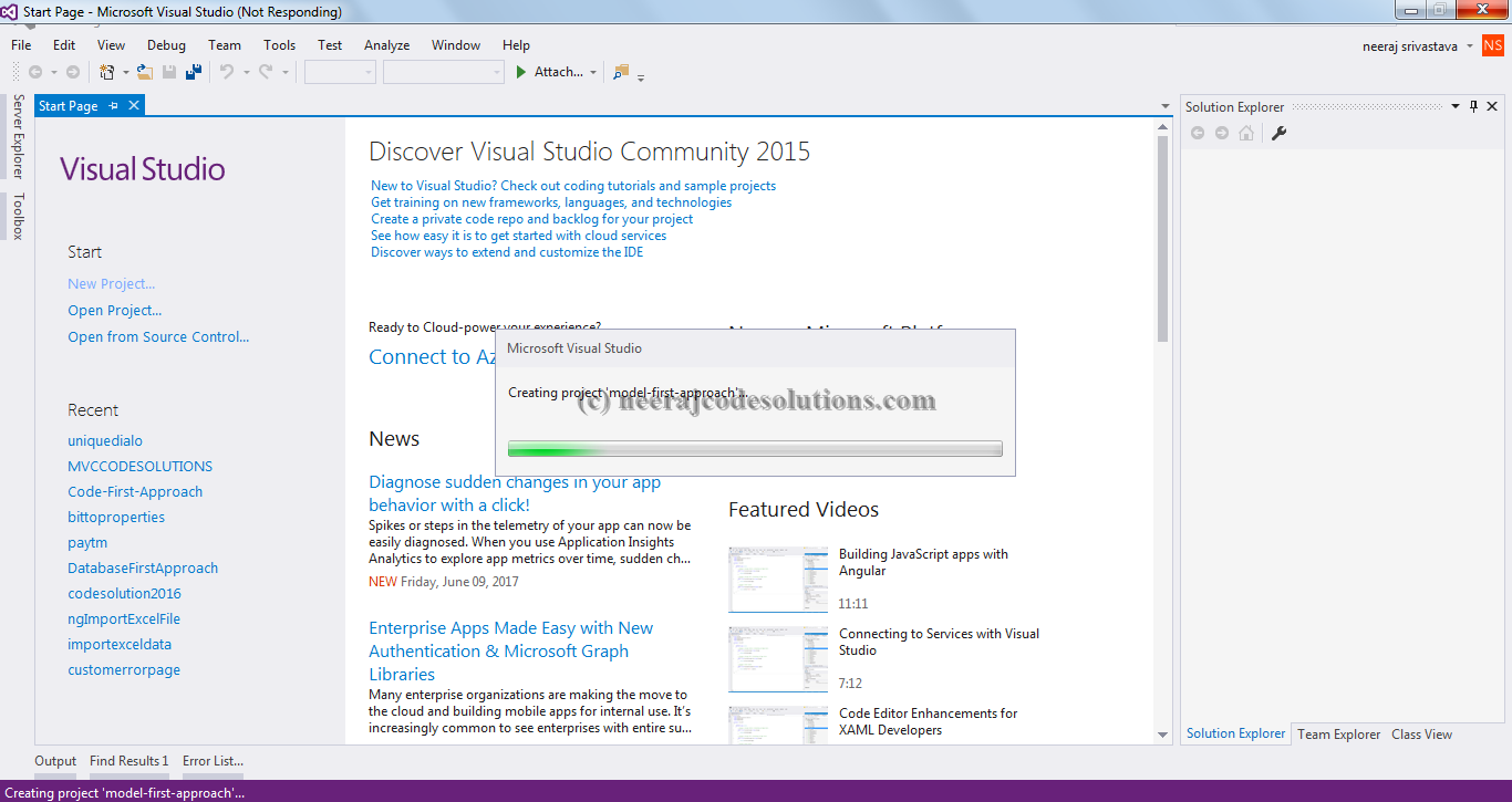 Entity Framework Model First Approach in MVC - Neeraj Code Solutions ...