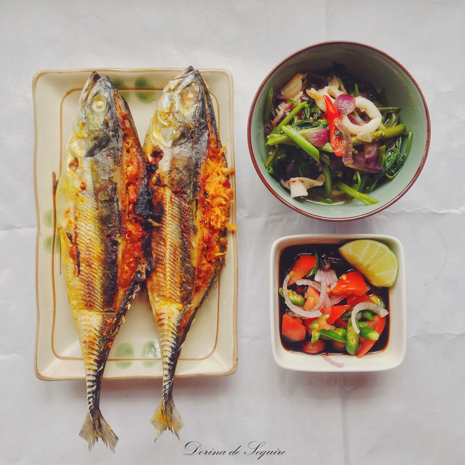 Dorina's Delight™: IKAN CENCARU SUMBAT BAKAR (GRILLED TORPEDO SCAD ...