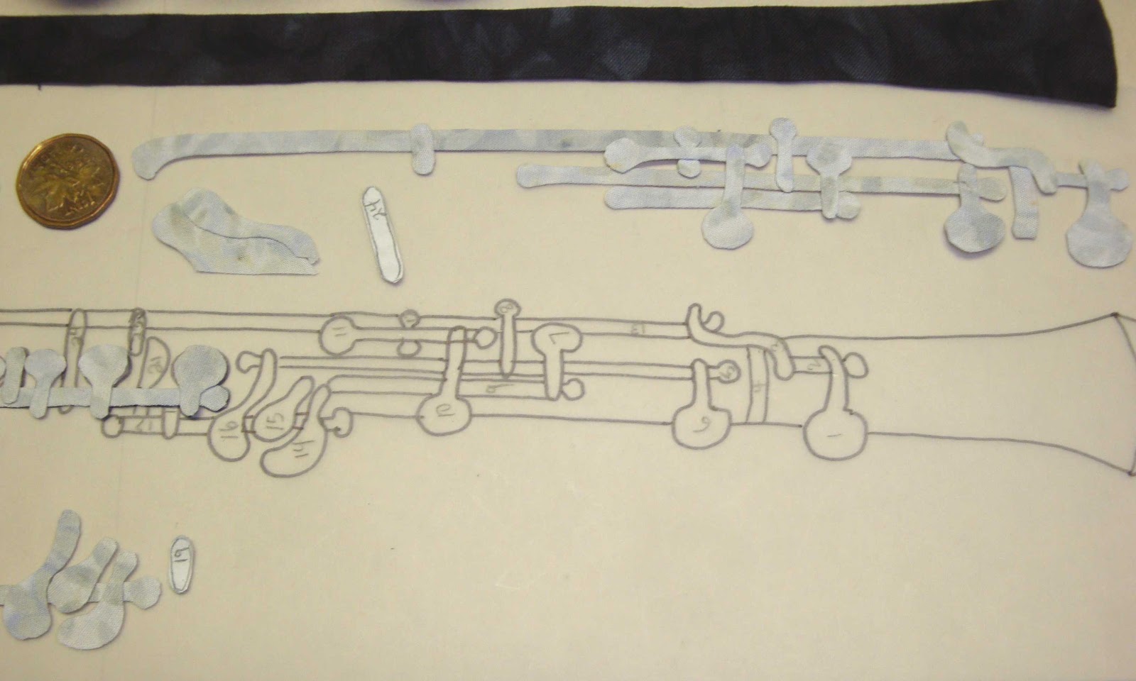 FABRIC THERAPY: "Baltimore Rhapsody" Block #6 - the oboe, part 2