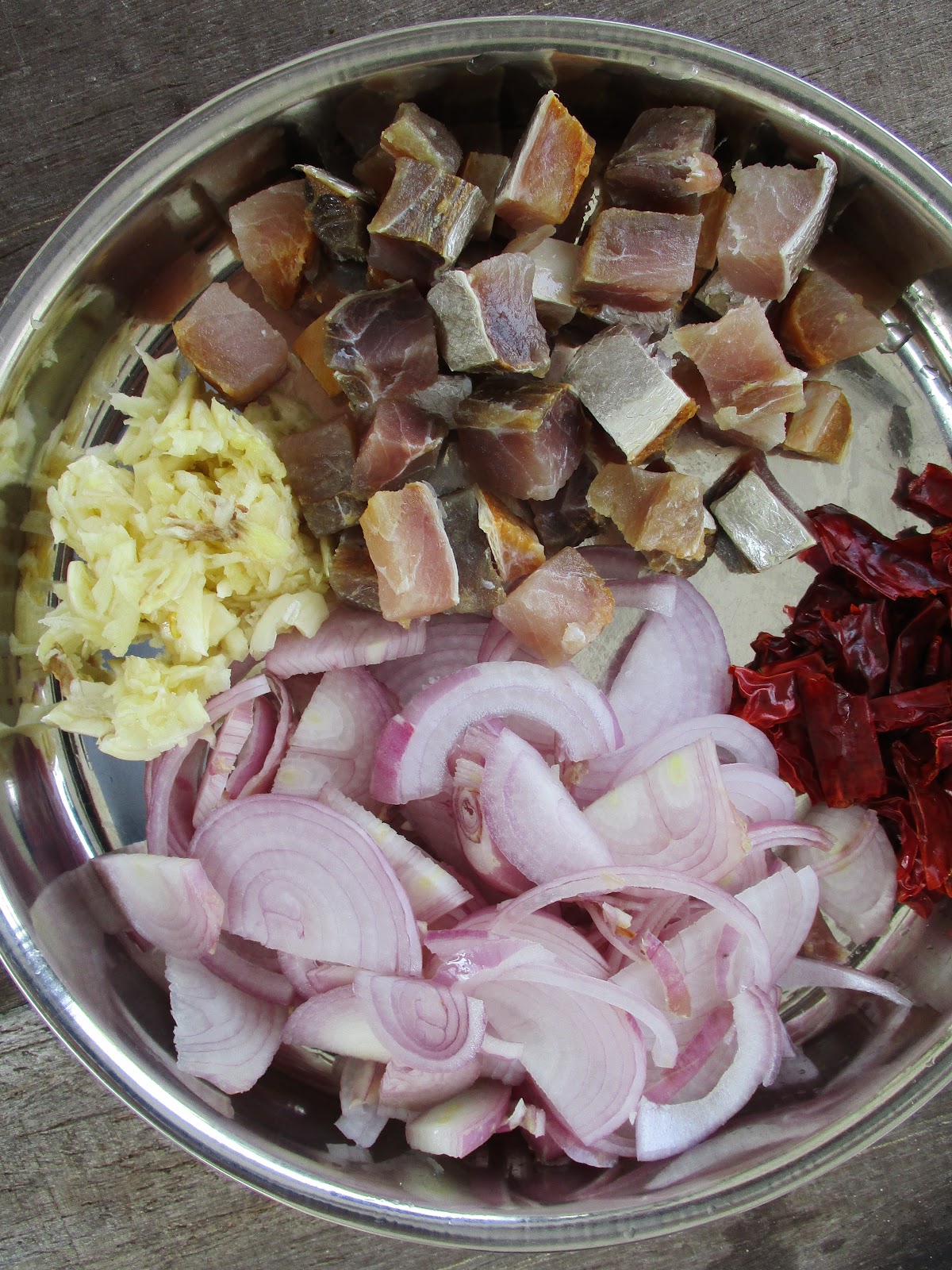 KARI LEAFS ... Malaysian flavour's: GAI CHOY FRIED WITH DRY FISH