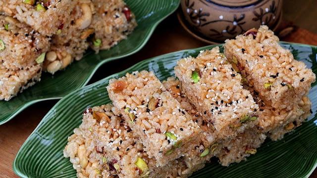 Josephine's Recipes : Easy And Tasty Puffed Rice Candy Recipe - Rice ...