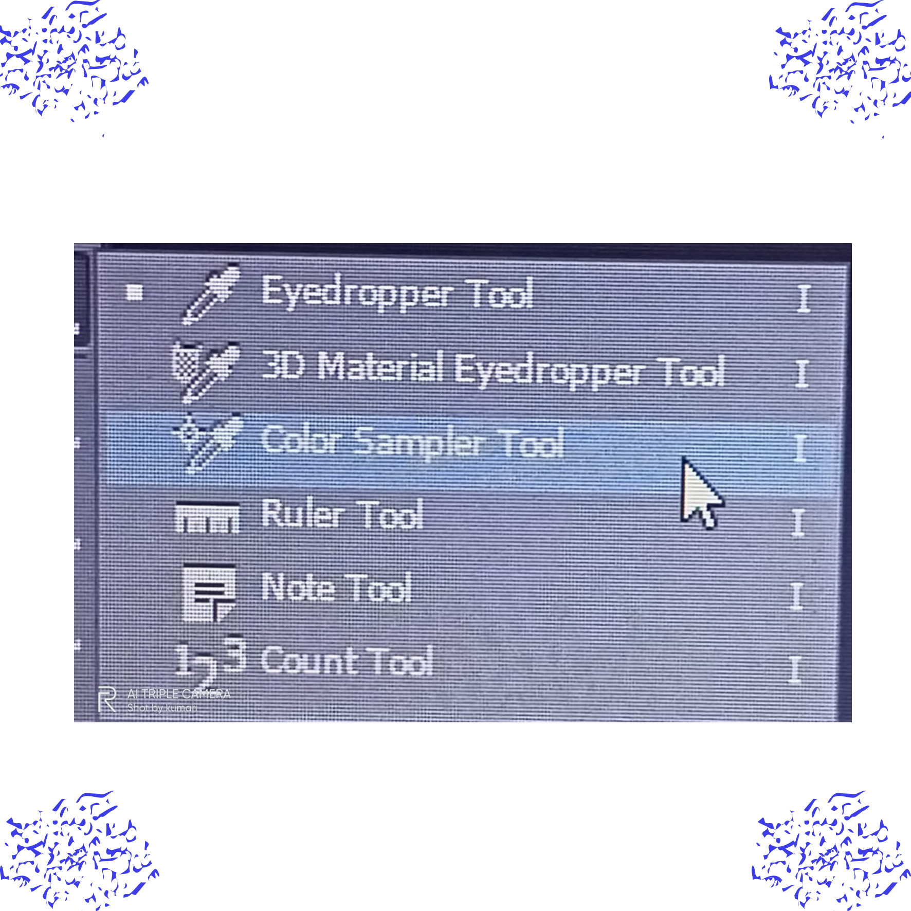 Color sampler tool: