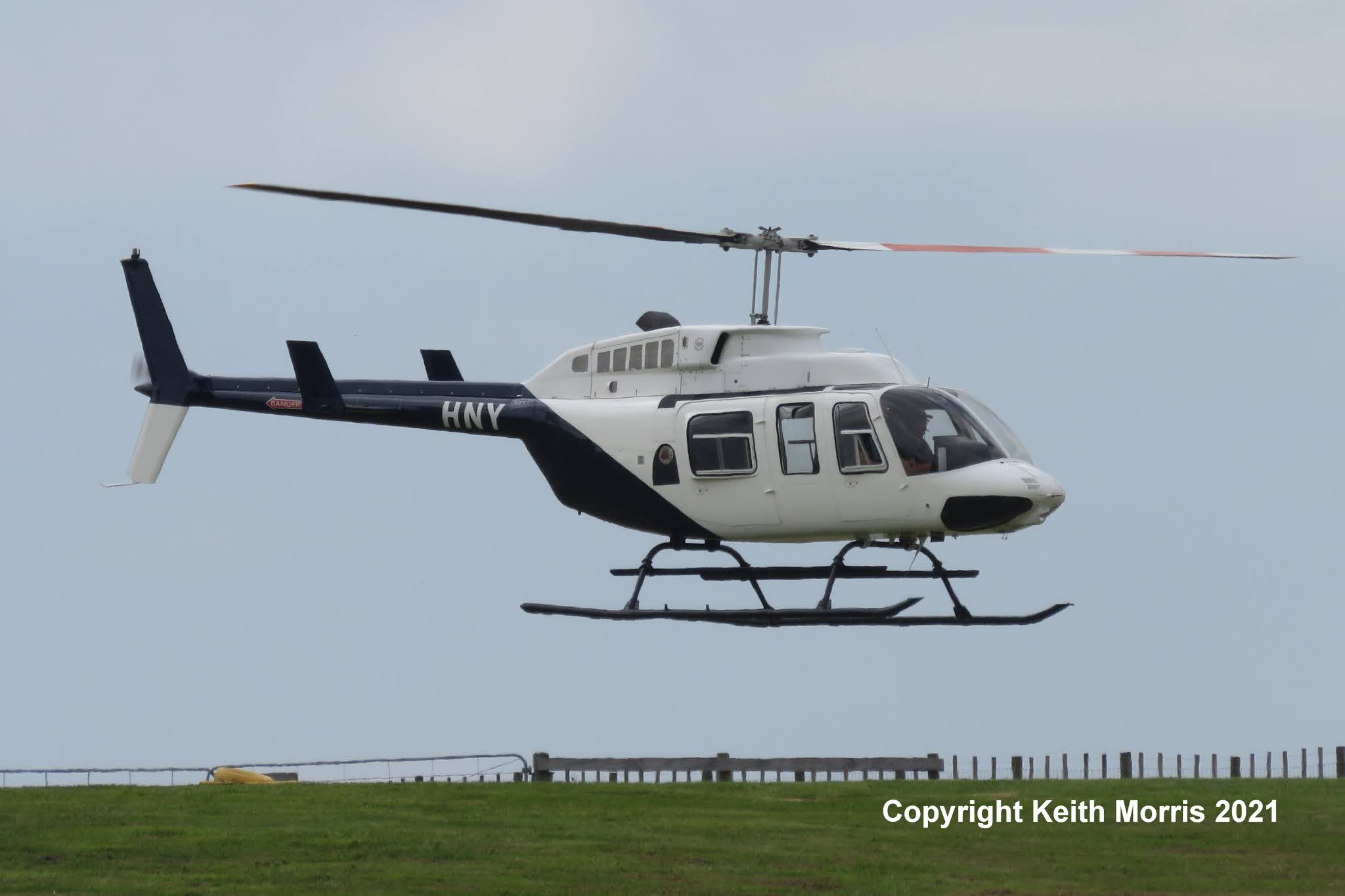 NZ Civil Aircraft: Bell Long Ranger ZK-HNY/5 at North Shore 27-1-2021