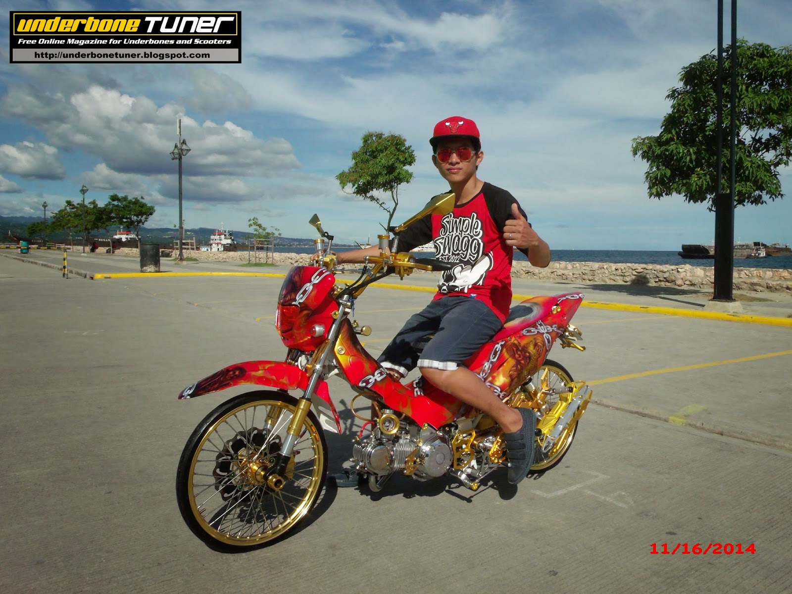 underbone tuner: Modified Honda XRM125 - Demon Hunter Theme DMC