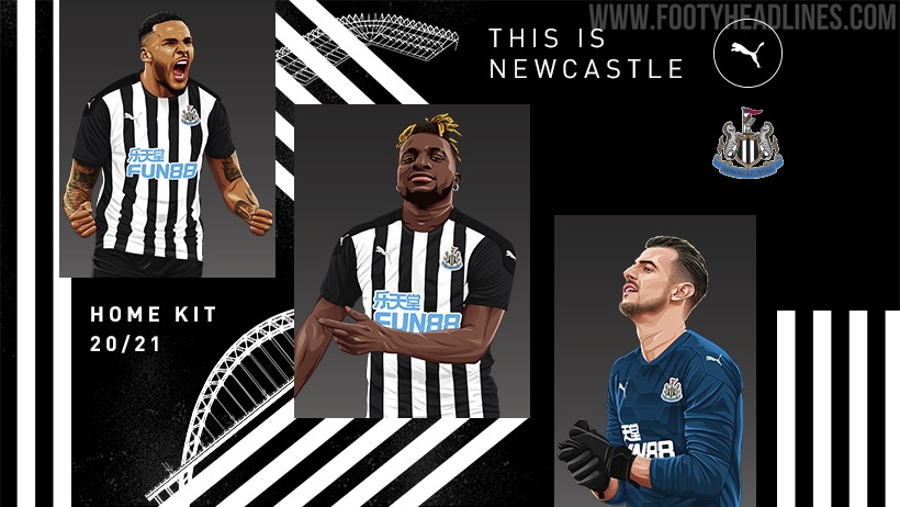 Last By Puma? Newcastle United 20-21 Home Kit Released - Footy Headlines