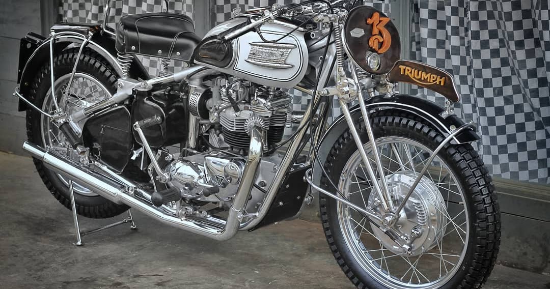 Triumph tr7rv 750cc / Rockers motorcycle custom bkl