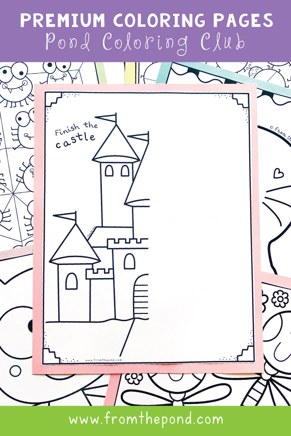 Premium Coloring Pages | From the Pond