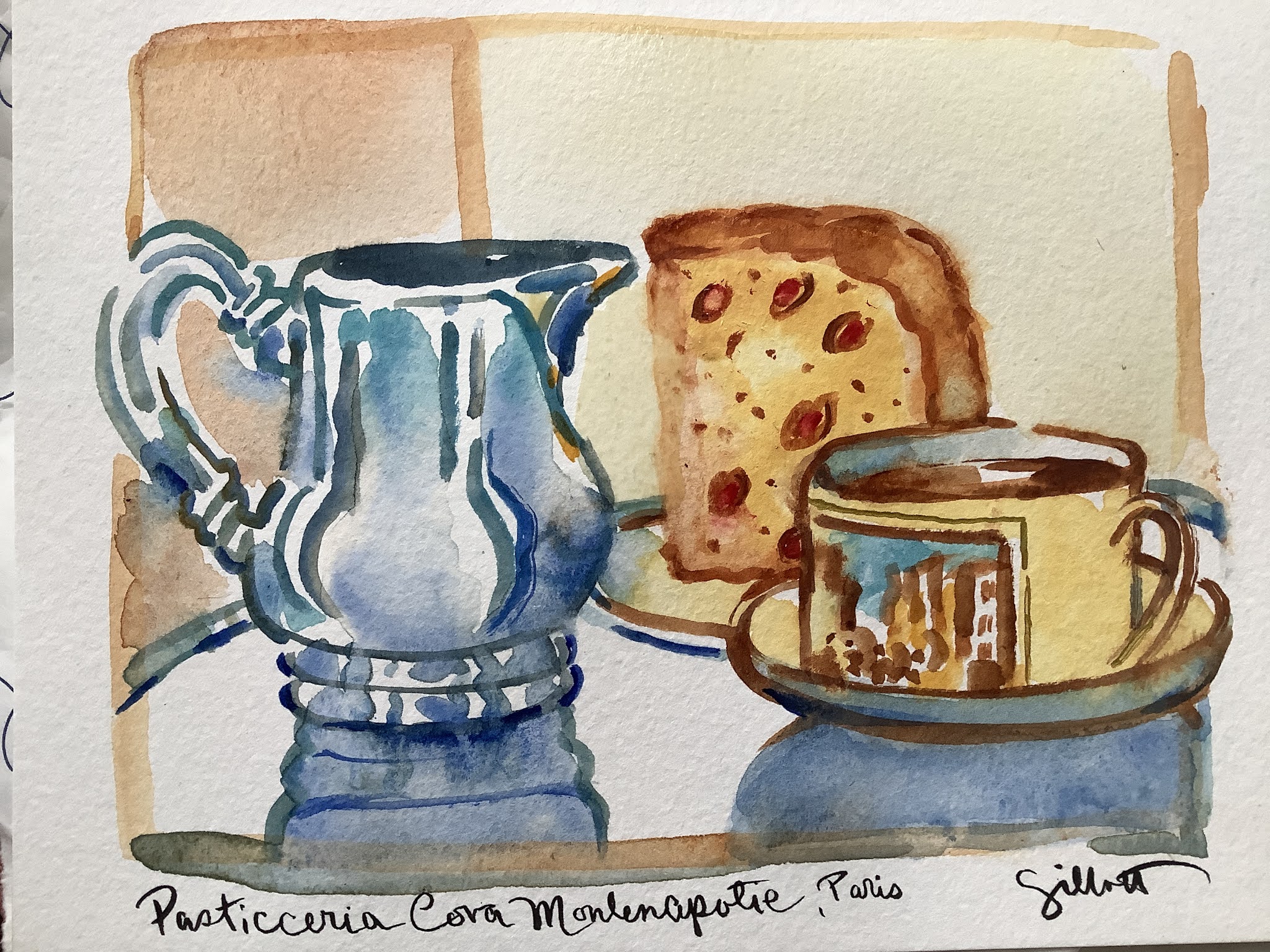 paris breakfasts: Pasticceria Cova, Pont Neuf