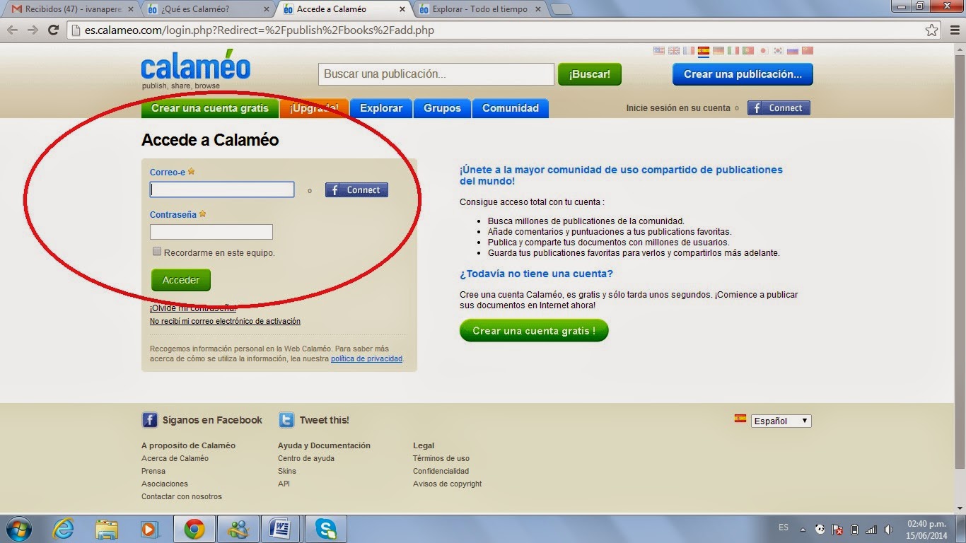 Blogfolio de Ivana Pérez: ¿Qué es Calaméo?