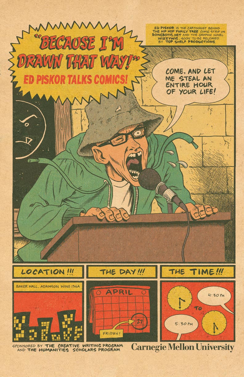 Comic Book Pitt: "Because I'm Drawn That Way!" - Ed Piskor Talks Comics