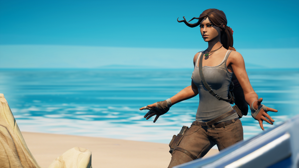 Raider Daze Screenshots De Lara Croft Em Fortnite Emotes