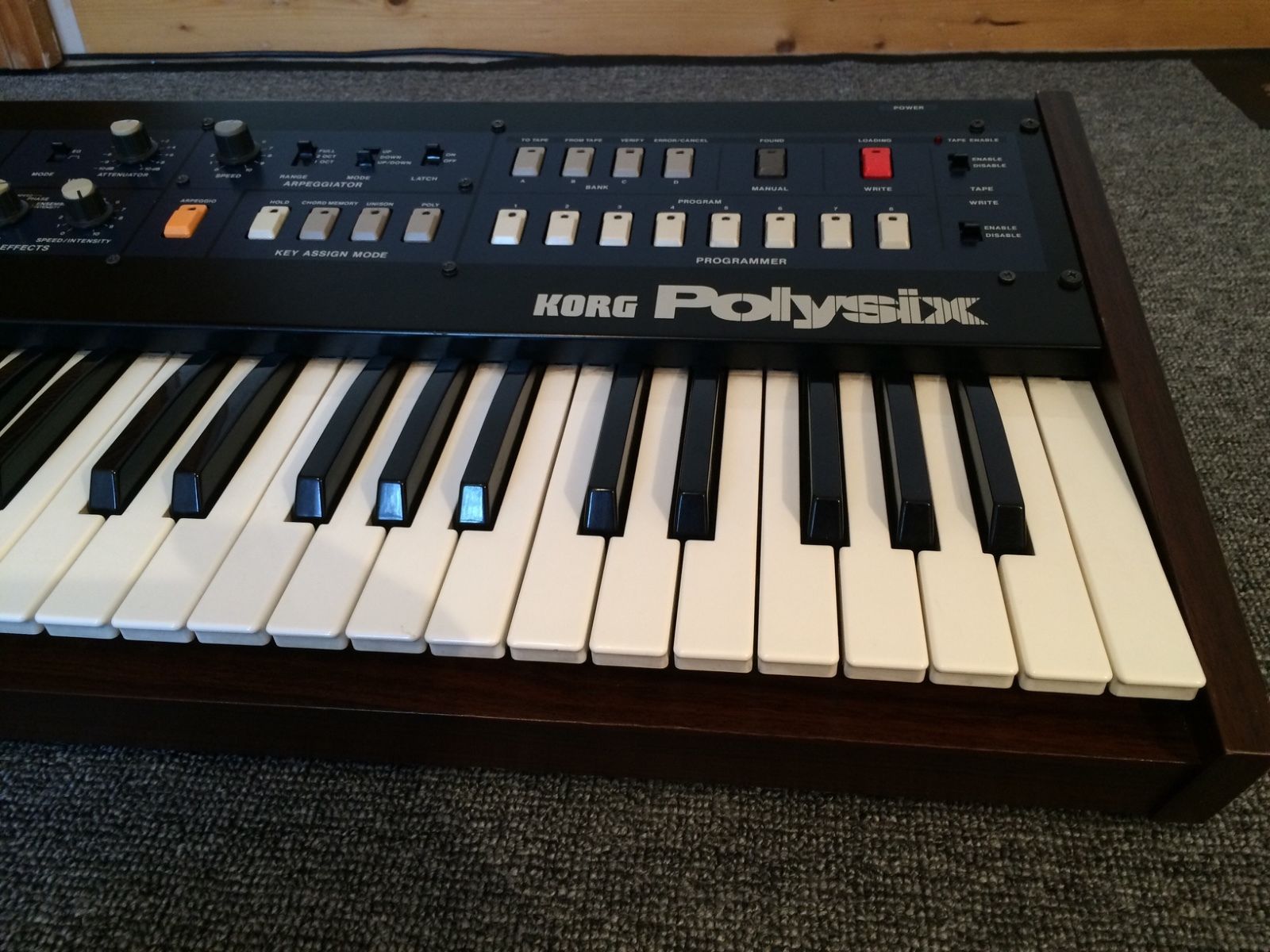 MATRIXSYNTH: Korg Polysix Analog Poly Synth SN 394984