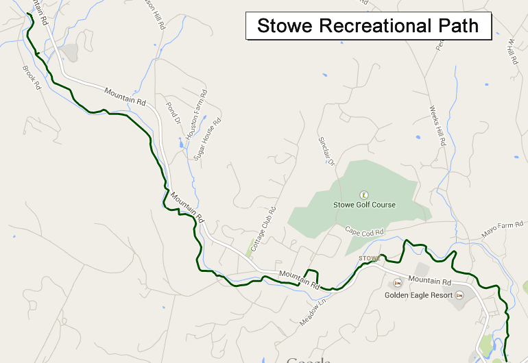 Rich's PedalPoint: Stowe Bike Path
